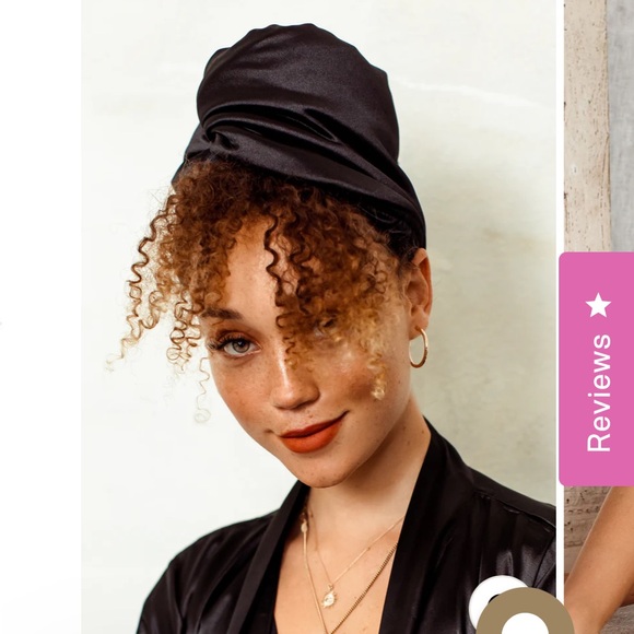 muaves | Hair | Midnight Onyx Satin Scarf | Poshmark